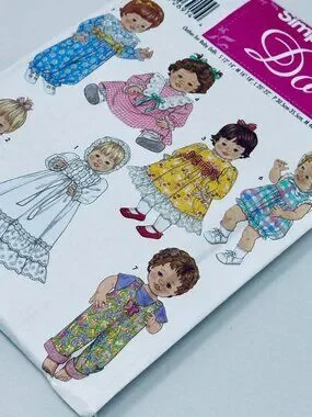 Simplicity | Office | Simplicity Dolls 549 Doll Clothing Sewing Pattern ...